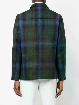 Aspesi Plaid Virgin-wool Shirt Jacket