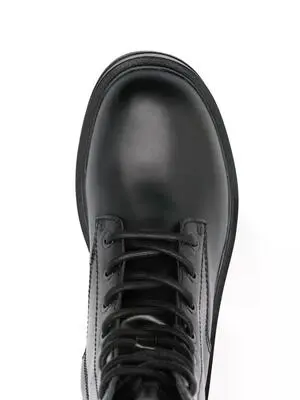 Calvin Klein Leather Platform Boots