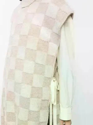 UMA WANG Checkerboard Knitted Vest