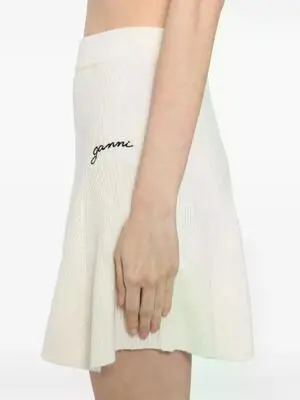 GANNI Ribbed Knit Shirt