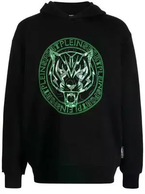 Plein Sport Animal Print Sweatshirts Hoodies For Men