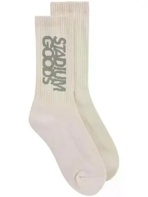 STADIUM GOODS Logo Crew Socks - Neutrals