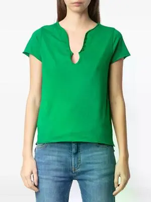 Zadig&Voltaire Henley T-shirt - Green
