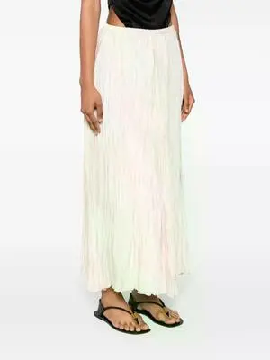 FORTE_FORTE Crinkled Midi Skirt