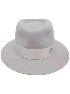 MAISON MICHEL Andre Fedora Hat - Grey
