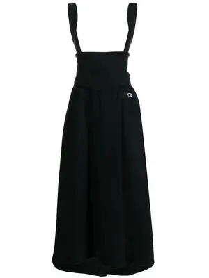 Anrealage X Champion Cotton Midi Dress - Black