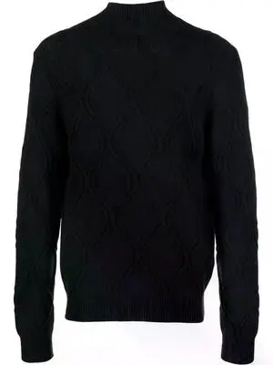 Corneliani Cable-knit Turtleneck Jumper