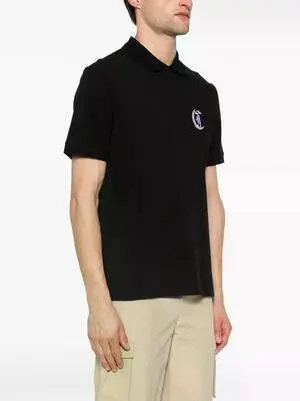 Just Cavalli Monogram-embroidery Polo Shirt