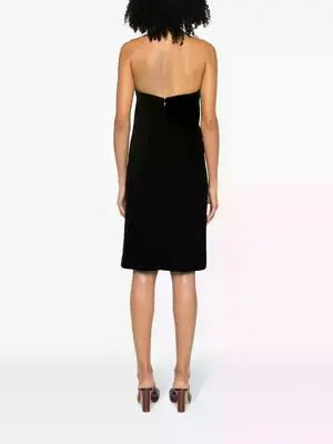 Loewe Bustier Velvet Strapless Dress