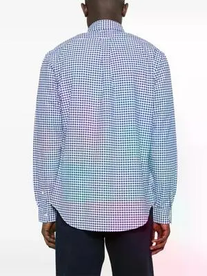 Polo Ralph Lauren Polo-pony-embroidery Checked Shirt - Blue