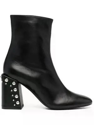 Furla Studded-heel 75mm Ankle Boots - Black
