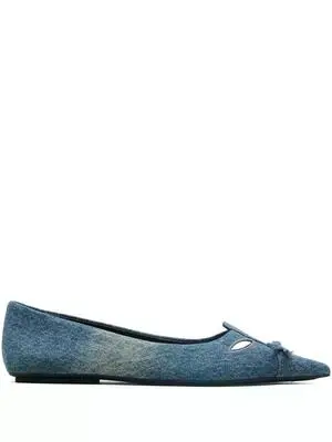 Marc Jacobs Denim Ballerina Flats