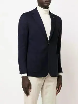 Colombo Single-breasted Wool Blazer