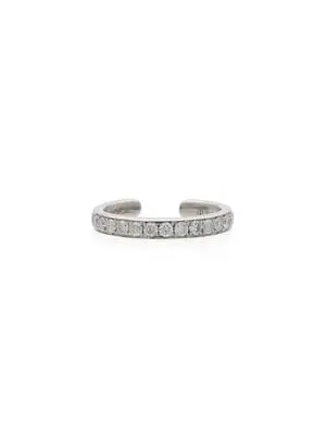 Yvonne Léon 18kt Gold And Diamond Studded Ear Cuff - Silver