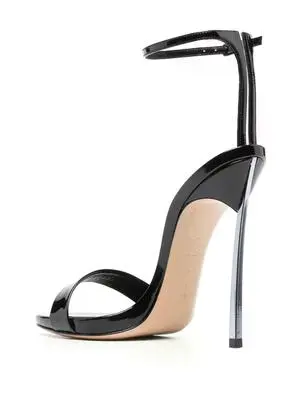 Casadei Blade 120mm Patent Finish Sandals
