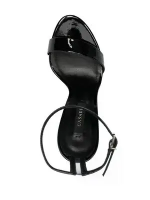 Casadei Blade 120mm Patent Finish Sandals