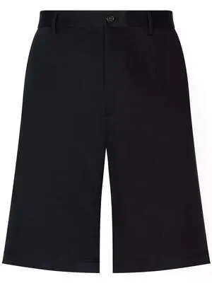 Dolce & Gabbana Logo Plaque Stretch-cotton Shorts