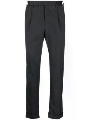 PT TORINO Tapered Slim-fit Trousers - Grey