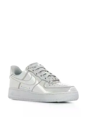 Nike Air Force 1 Sp Metallic Chrome Sneakers - Silver