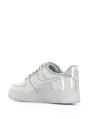Nike Air Force 1 Sp Metallic Chrome Sneakers - Silver