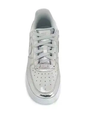 Nike Air Force 1 Sp Metallic Chrome Sneakers - Silver