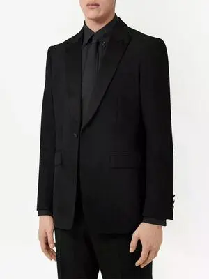 Burberry Oak Leaf Crest Jacquard Tuxedo Jacket
