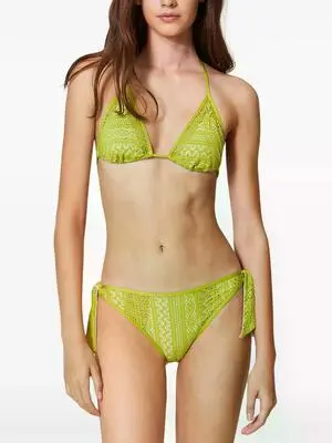 TWINSET Open-knit Bikini Top