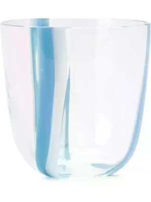 CARLO MORETTI Two-tone Stripe Glass - Blue