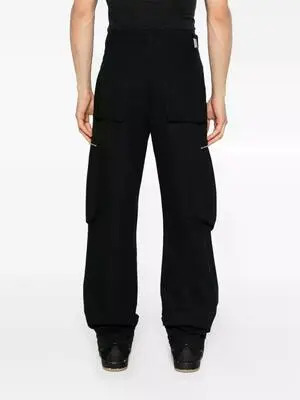 REPRESENT Herringbone Straight-leg Trousers