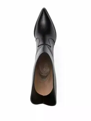 GIANVITO ROSSI Pointed Leather Boots