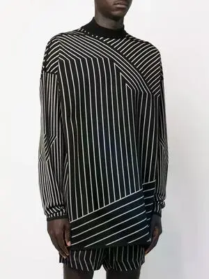 Rick Owens Multi-stripe Virgin Wool Jumper