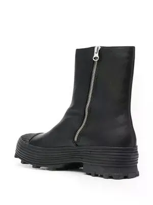 Camper Traktori Leather Boots - Black