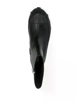 Camper Traktori Leather Boots - Black