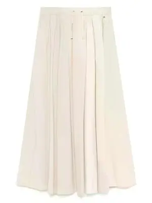Herno A-line Midi Skirt - Neutrals