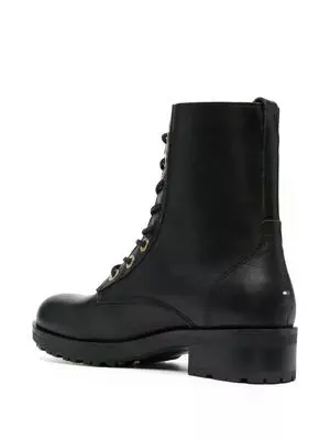 Tommy Hilfiger 40mm Zip-up Biker Boots