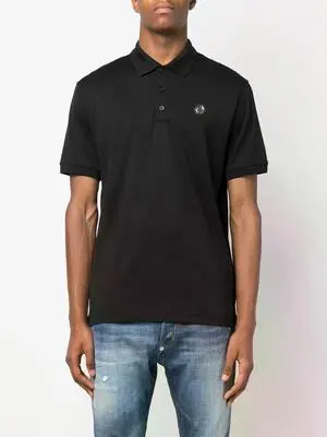 Philipp Plein Short Sleeve Polo Shirt - Black