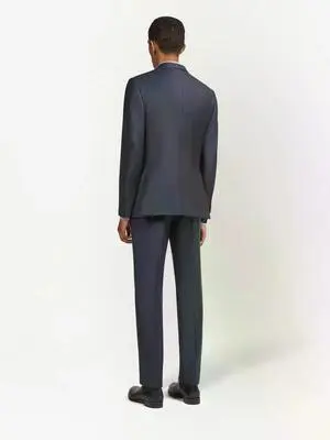 Zegna Trofeo Single-breasted Wool Suit - Blue