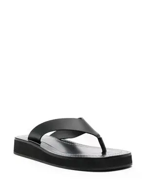 THE ROW Ginza Leather Flip Flops