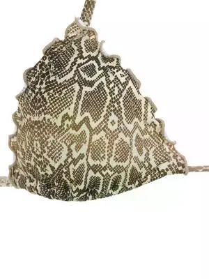 AMIR SLAMA Python Print Bikini Set