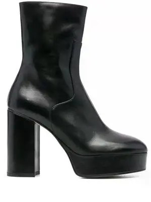 ALOHAS Thunder 110mm Leather Platform Ankle Boots