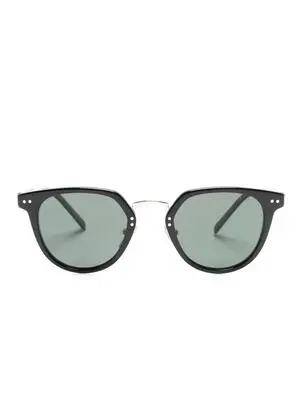 Prada Round-frame Tinted Sunglasses - Black