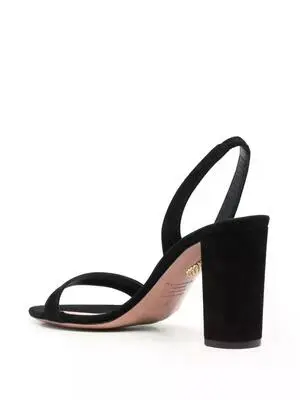 AQUAZZURA 90mm Heeled Suede Sandals