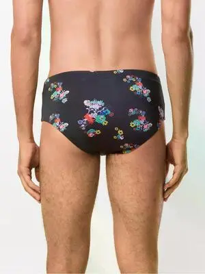 AMIR SLAMA Printed Swim Trunks