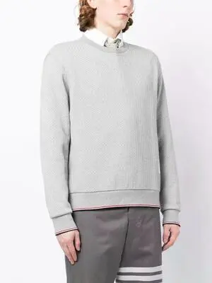 Thom Browne Herringbone Pattern Sweater
