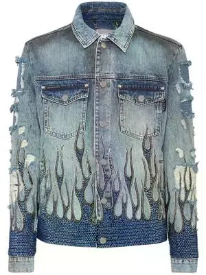 Philipp Plein Strass Flame Jacket