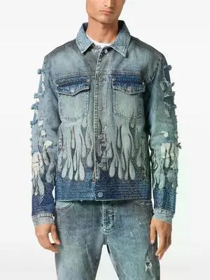 Philipp Plein Strass Flame Jacket