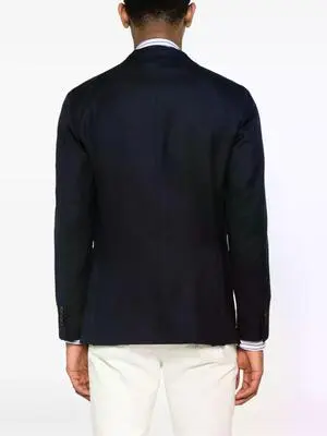 Boglioli Notched-lapels Single-breasted Blazer - Blue