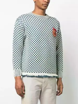 BODE Talsi Checkerboard-pattern Sweater