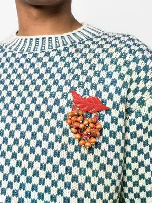 BODE Talsi Checkerboard-pattern Sweater