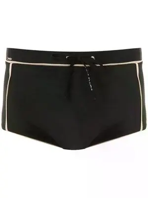 AMIR SLAMA Plain Trunks - Black